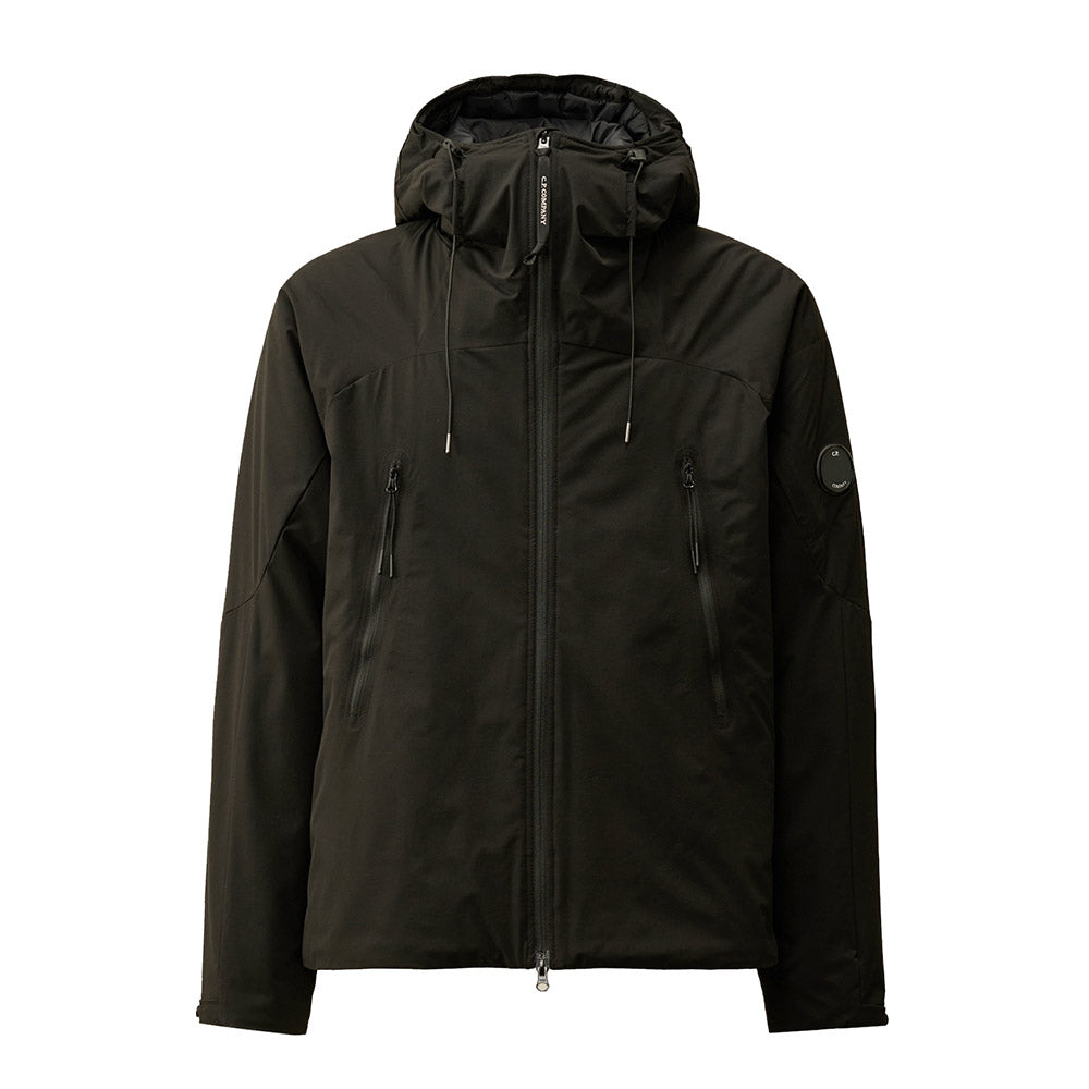C.P. Company Pro-Tek Hooded Padded Jacket Black | Kozmo Laze