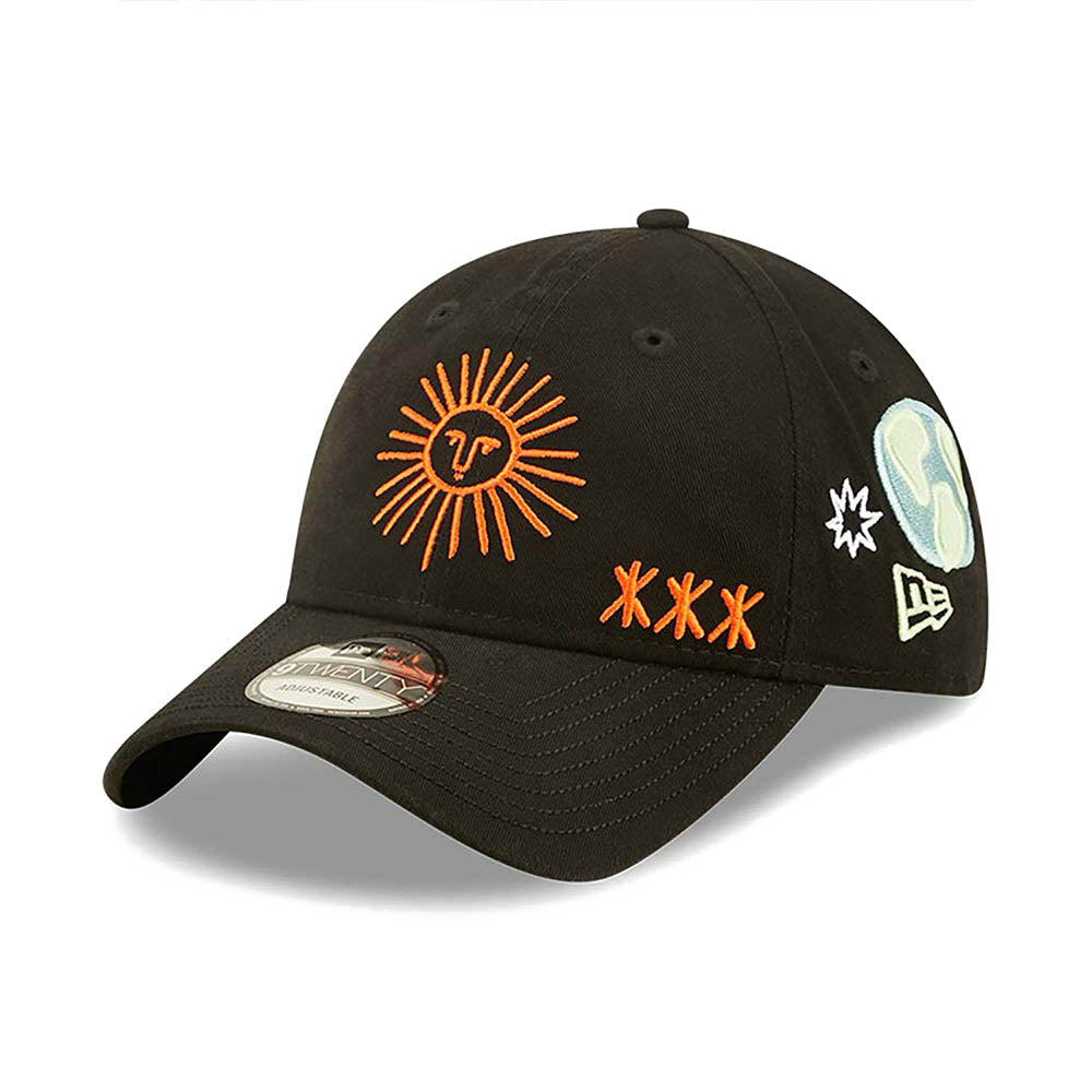 New Era New era washed graphic black 9twenty adjustable cap | Kozmo Laze